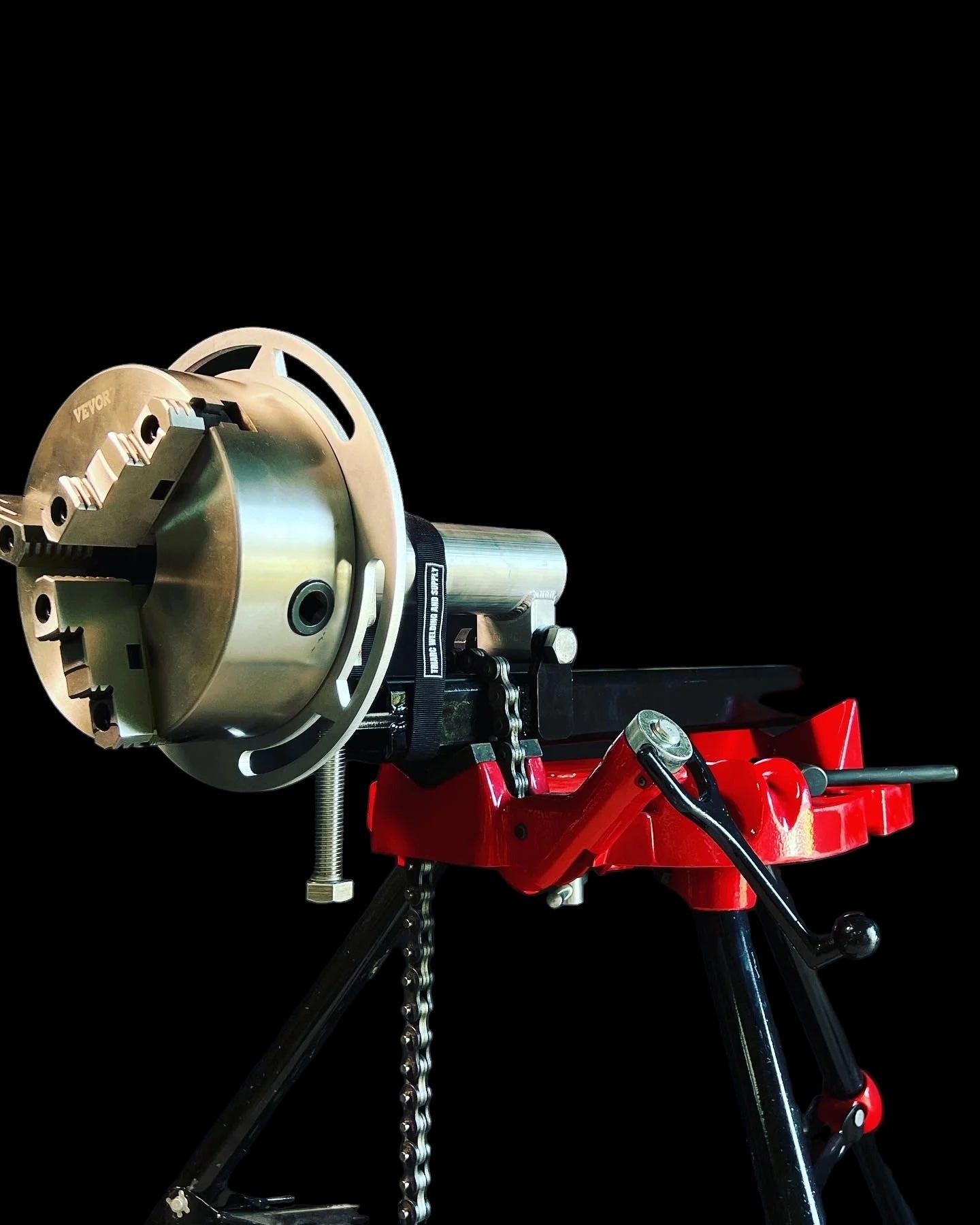 8” Slow Roll With Square Tubing Leveling Kit and Purge – TriArc Welding ...